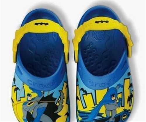 Сабо сандалии сланцы Batman Crocs 23 - 24 р