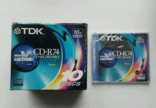 Диск CD-R 650mb 74min 16x TDK Reflex Ultra
