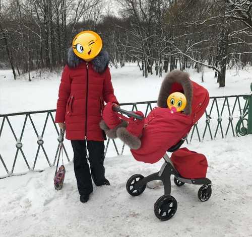 Коляска Stokke Xplory v5 red