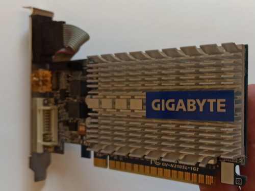 Видео карта gigabyte nVidia GeForce 210SL