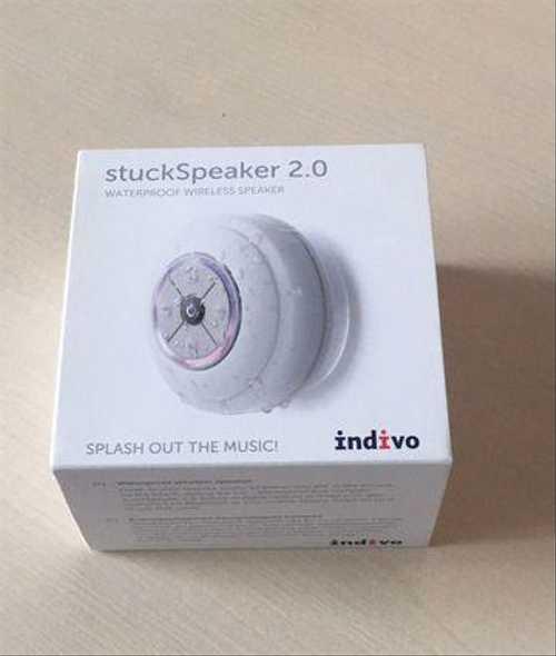 Беспроводная колонка stuckSpeaker 2.0, синяя