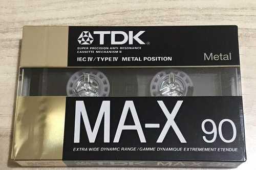 Аудиокассета TDK MA-X 90 (Made in Japan) 1988 год