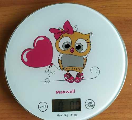 Весы электронные кухонные Maxwell