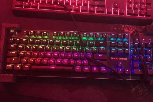 Клавиатура black sword RGB dexp