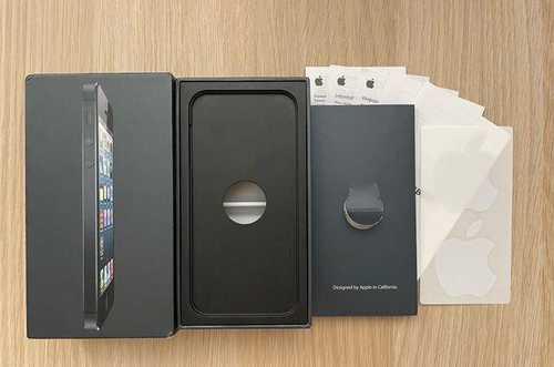 Коробка iPhone 5 и наклейки Apple