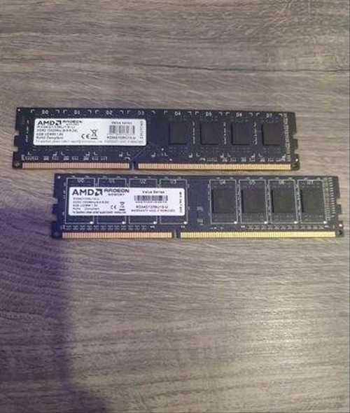 Оперативная память ddr3 2x4gb 1333 amd