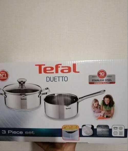 Новый набор посуды Tefal Duetto A705A375