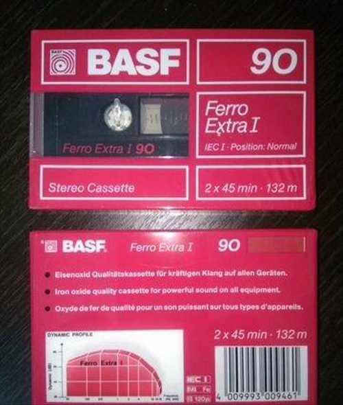 Аудиокассета basf ferro extra I 90