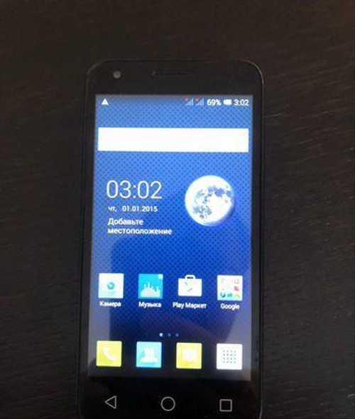 Телефон Alcatel onetouch 4027D Pixi 3