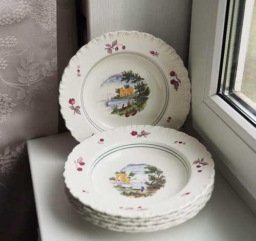 Wedgwood Etruria старинные столовые тарелки, Англи