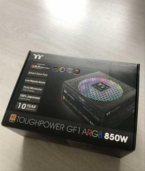 Блок питания Thermaltake Toughpower GF1 argb, 850В