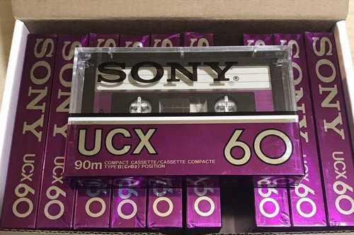 Аудиокассеты Sony UCX 60 (Made in Japan) 1982 год