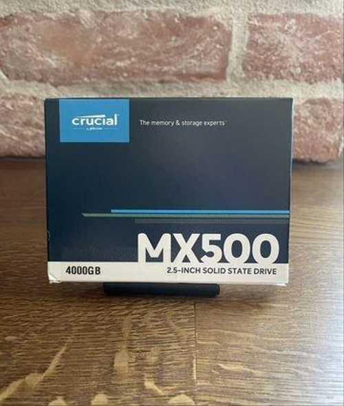 Новый, запечатанный SSD Crucial MX500 4Tb