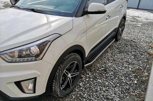 Порог-площадка для автомобилей Hyundai
