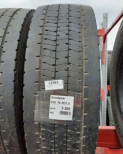 Б/у шина Goodyear 215 75 R 17.5 Парт 05