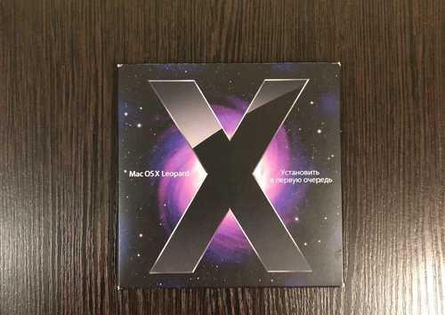 Оригинальный установочный диск MacOS X Leopard