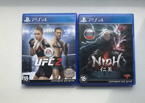 Игры для приставки PS4, Nioh и UFC2