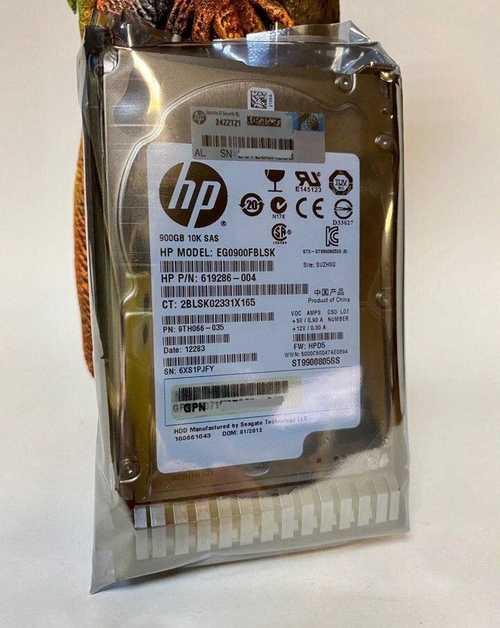 Жесткий диск HP 900Gb EF0900fblsk SAS 2.5