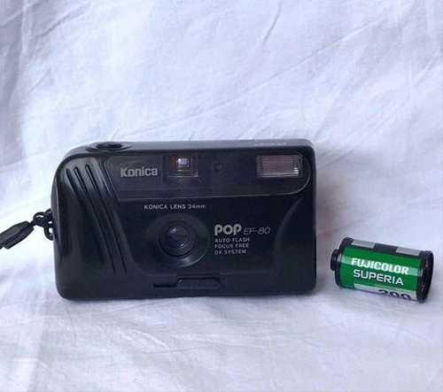 Плёночный фотоаппарат Konica POP EF- 80