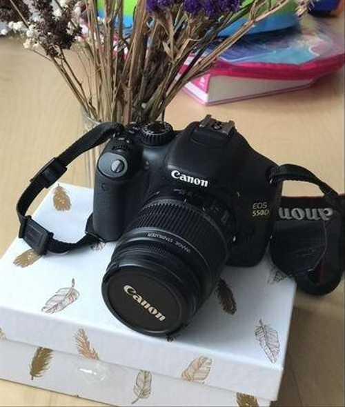 Фотоаппарат Canon 550D + объектив 18-55mm