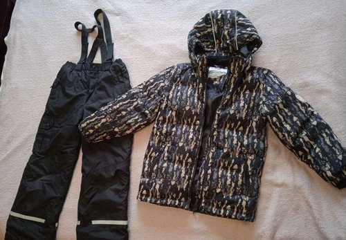 Куртка и брюки зимние для мальчика 140