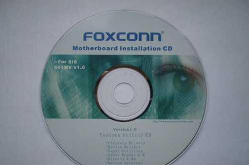 CD Foxconn Utility CD for SiS 661MX V1.0 (2005)
