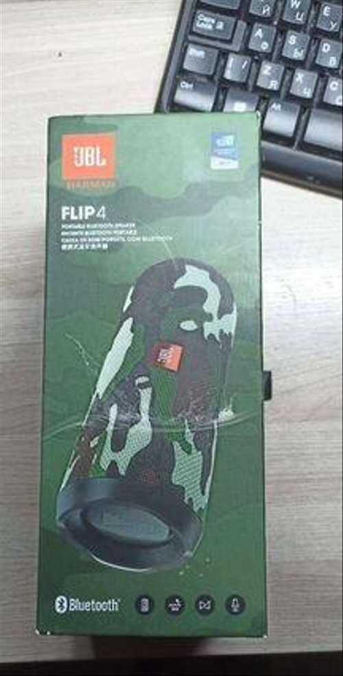 Коробка от JBL flip 4