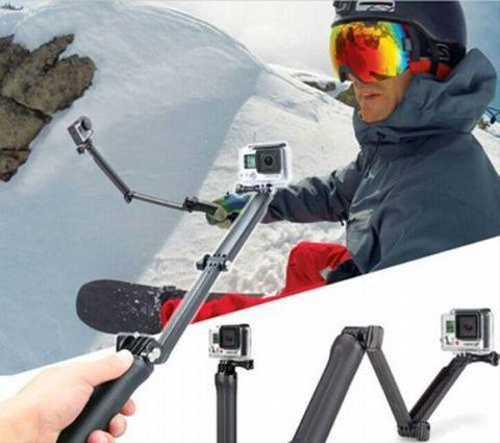 Монопод трансформер для экшн камер GoPro, Xiaomi