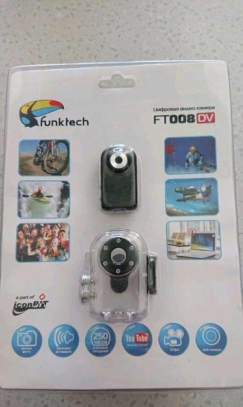 Цифровая миниатюрная видео камера FT008 DV. Новая