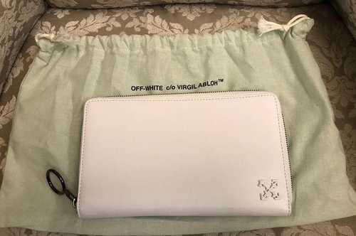 Off-white zip around wallet оригинал кошелёк