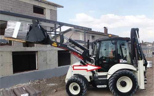 Стекло двери, нижнее на Hidromek 102 B