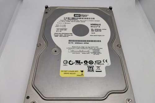 HDD SATA WD 80Gb обмен