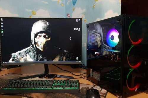Игровой компьютер полный комплект 144hz