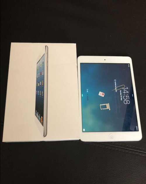 iPad Mini Wifi 3G (LTE) 16Gb White+ новые наушники