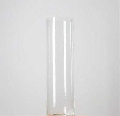 Стеклянная колба/ваза для насыпных свечей. 70см