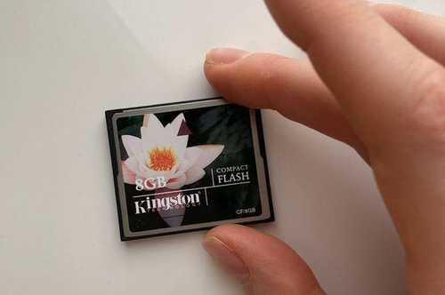 Карта памяти compact flash kingston 8gb