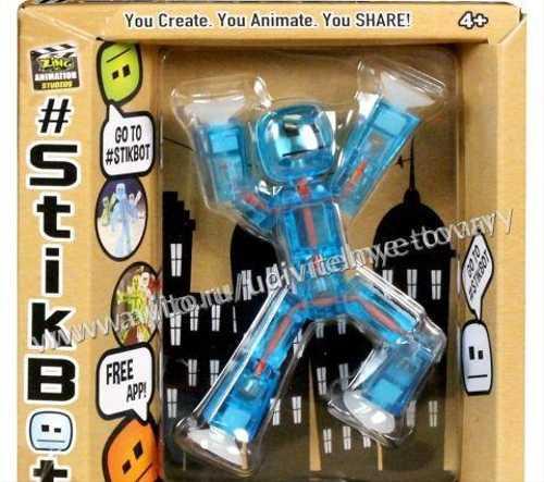 Стикбот (Stikbot) синий