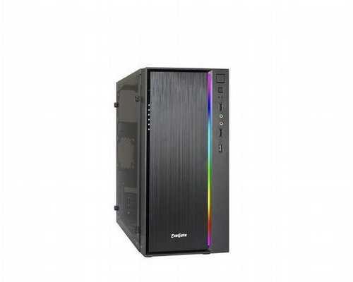 Корпус ExeGate mEVO-9301 Black RGB mATX (Новый)