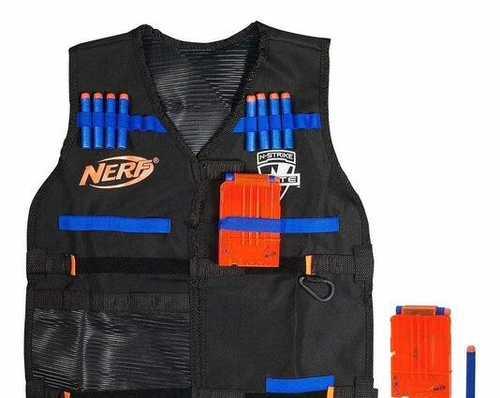 Nerf Нерф Бластер Элит Жилет агента +2 магазина