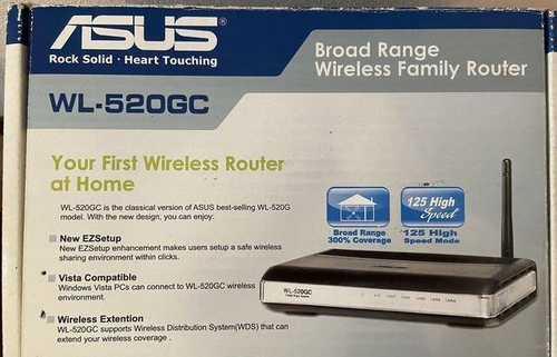 Wifi роутер asus WL-520GC
