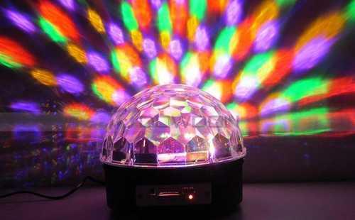 Светодиодный диско шар Music Ball + Пульт
