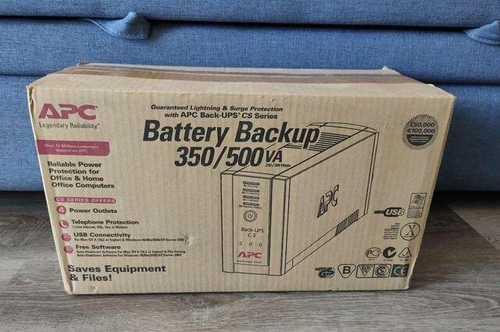 Новый ибп APC Back-UPS BK350EI