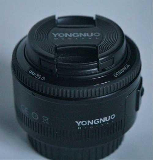 Yongnuo 50/1.8 & Гелиос-44М-4