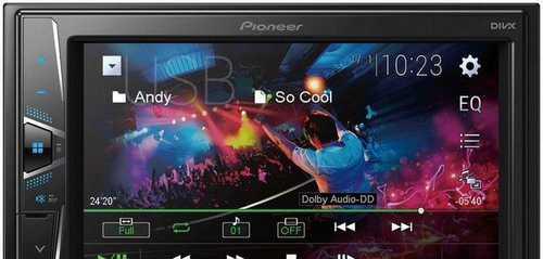 Мультимедиа Ресивер-USB Pioneer DMH-G120 2din