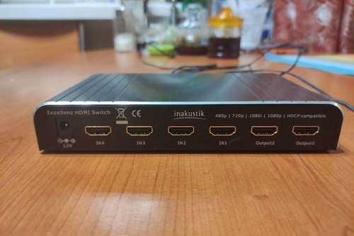 Premium hdmi свитч inakustik