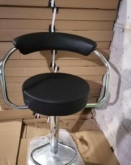 Стул барный «орион» (экокожа) Черный