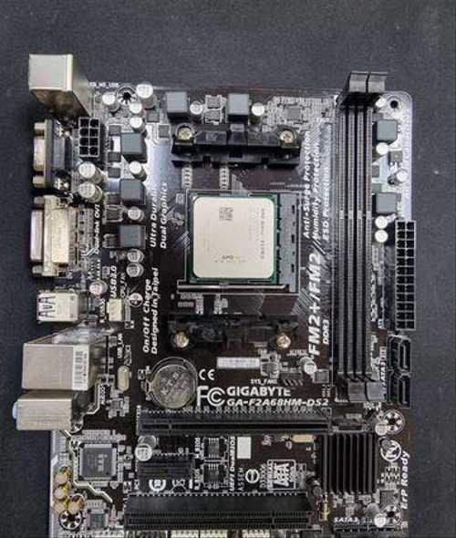 MB Gigabyte GA-F2A68HM-DS2 + CPU Athlon X4 840 3.1