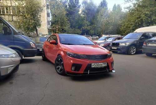 Сплиттер на бампер Kia
