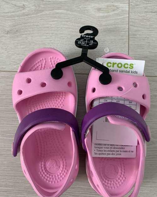 Новые сабо crocs c7