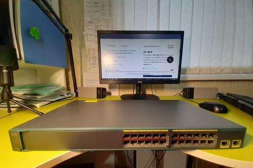 Комутатор Cisco Catalyst, 24 x FE, WS-C2960-24TT-L